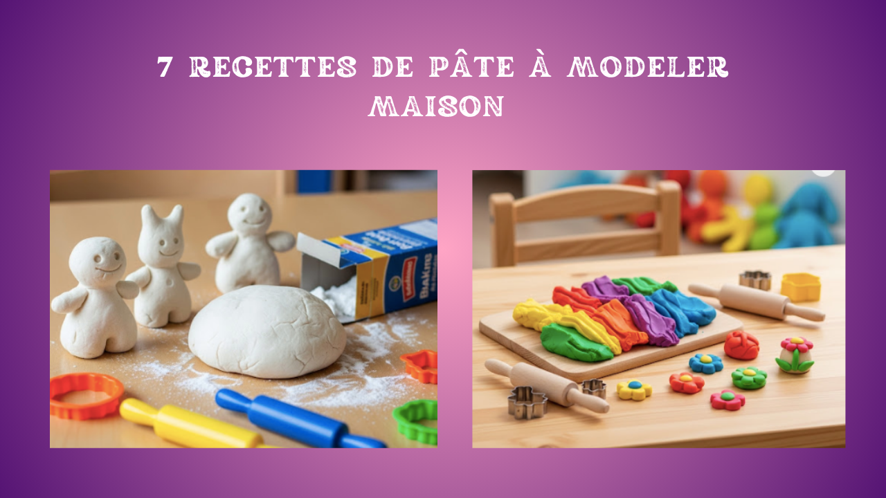 Recette pâte à modeler : 7 variantes faciles à tester